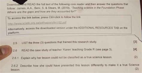 Download And Read The Full Text Of The Following Core Reader And Then Ans