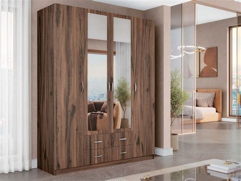 М стиль 4Д2Ш дзеркало шафа розпашна