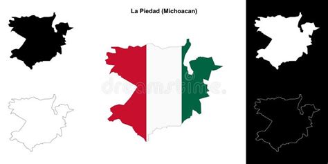 Piedad Outline Map Stock Illustrations 1 Piedad Outline Map Stock