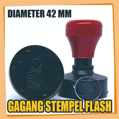 Jual Gagang Stempel Flash Ukuran Diameter 42mm Shopee Indonesia
