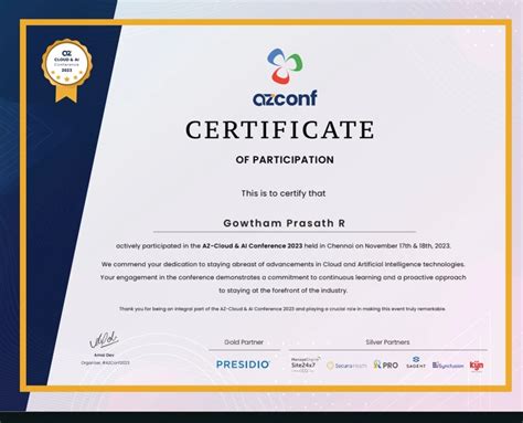 Gowtham Prasath R On Linkedin Az Conference