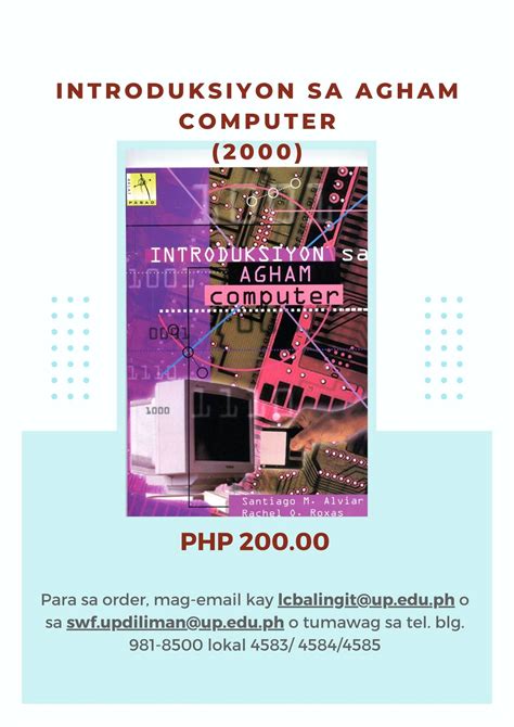 A V A I L A B L E... - Sentro ng Wikang Filipino - UP Diliman | Facebook