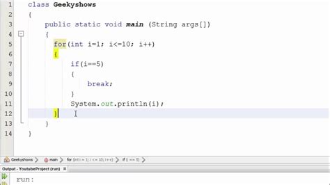51 Continue And Break Statement In Java Programming Hindi Youtube