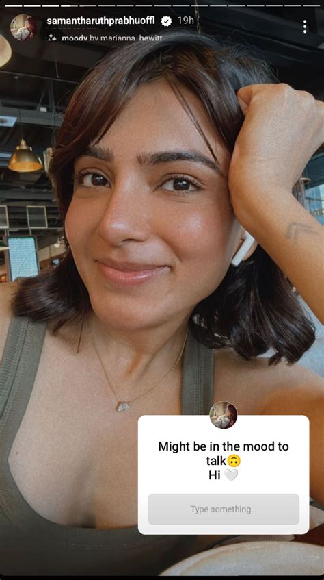 Samantha Ruth Prabhu Excites Fans With An Instagram Q A Reveals Thrilling Action Scenes In