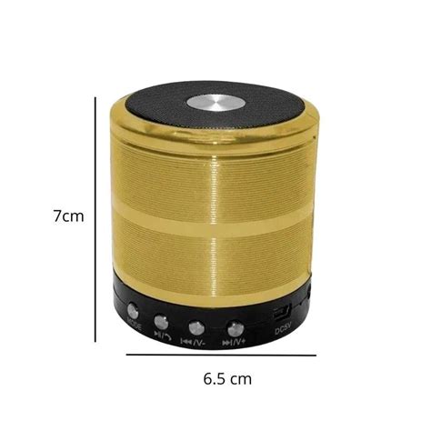 Mini Bafle Metalizado Con Bluetooth Yaxa Colombia