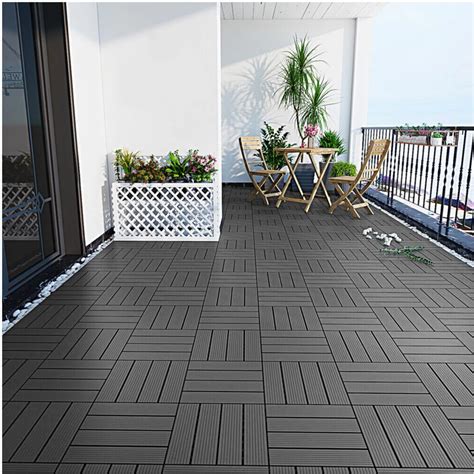 영국 플라스틱 데크 타일의 종류와 용도