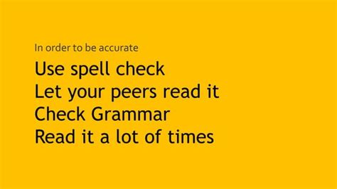 Scientific And Technical Writing Accuracy Pptx