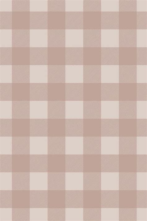 Seamless Plaid Background Beige Checkered Pattern Design Vector Free