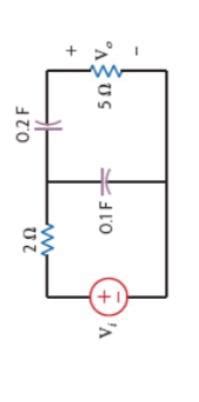 Solved Find the transfer function 𝑽𝒐 jw Vi jw for the Chegg com