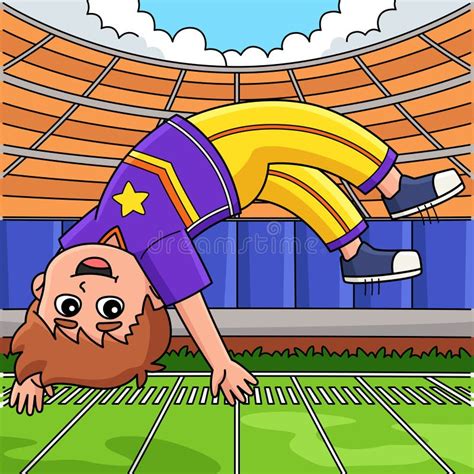 Cheer Tumbling Clip Art