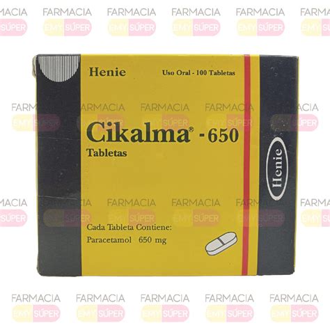Cikalma 650 Mg 1 Tb Farmacia Emy