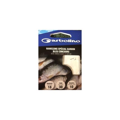 Garbolino Blue Roach Hooks To Nylon