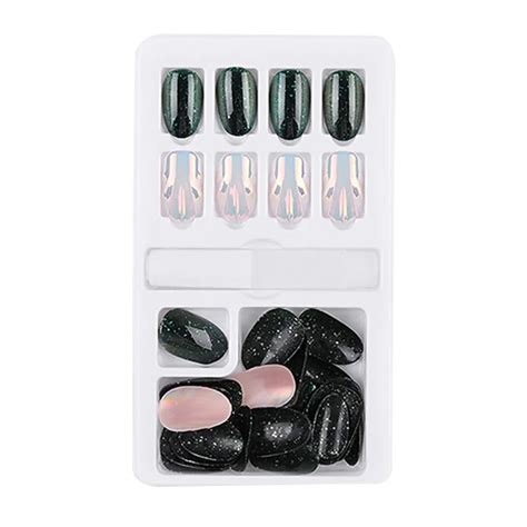 1 коробка водонепроницаемый носить Броня носить накладные ногти Типсы Искусство готовой части