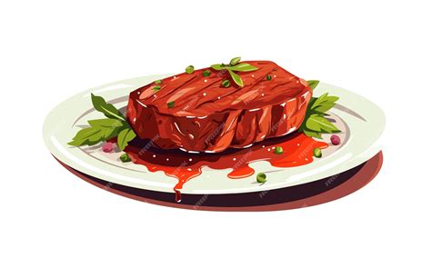 Premium Vector Steak Vector Flat Minimalistic Asset Isolated Vector