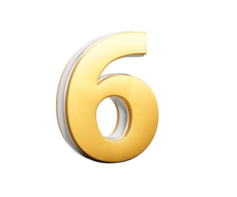 Number 6 Pngs For Free Download