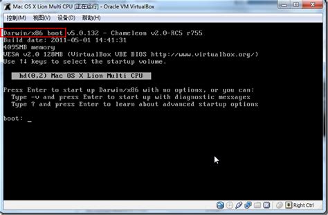 已解决通过VirtualBox启动Mac失败出现Darwin启动菜单然后出现错误panic cpu 0 caller xxx kernel trap at xxx 在路上
