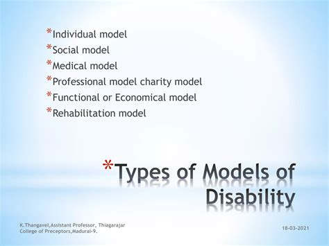 Models Of Disability Kt Pptx