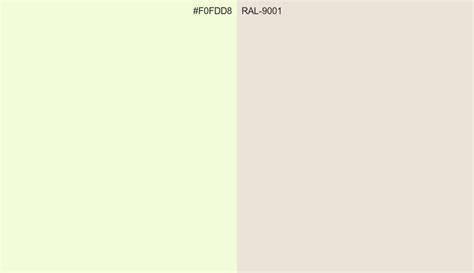 Hex F0fdd8 To Ral Code Ral 9001 Conversion Chart Ral Classic