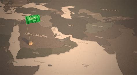 사우디 아라비아의지도에 플래그 빈티지 지도 와 중동의 국기 아랍 국가 시리즈 3d 렌더링 0명에 대한 스톡 사진 및 기타 이미지 Istock