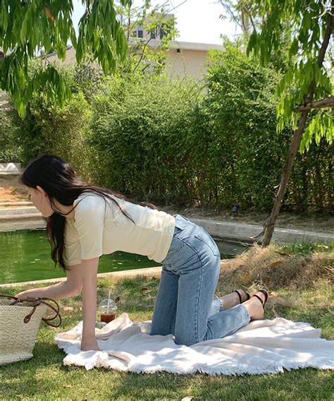 [crko] 이프 골지 티셔츠 에이블리