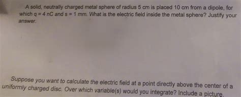 Solved A Proton Is In A Region With A Constant Electric