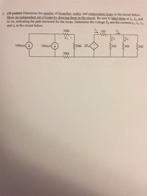 solved determine the number of branches nodes and