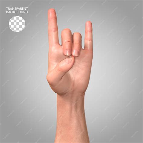 Premium Psd Hand Gesture Isolated 3d Rendered Illustration