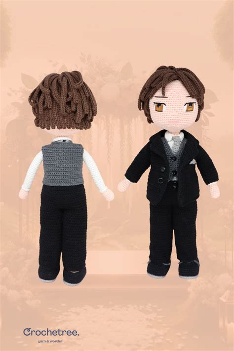 Ethan The Groom Crochet Doll Pattern Amigurumi Crochet Dolls In 2025 Crochet Doll Crochet