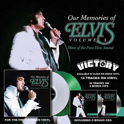 Our Memories Of Elvis Volume 3 Elvis Presley Bootleg Cd