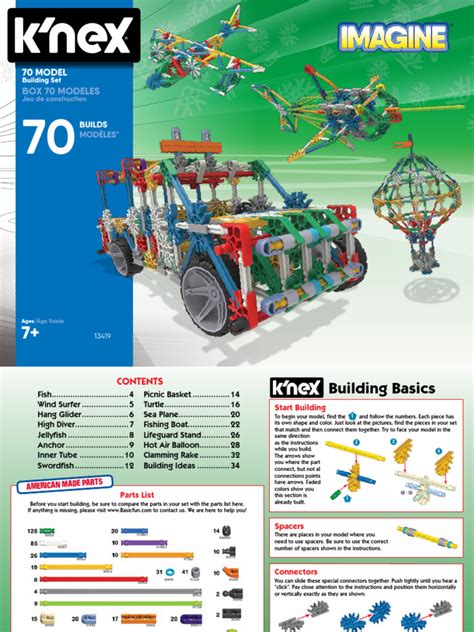 knex 70 model pdf outdoor recreation water sports