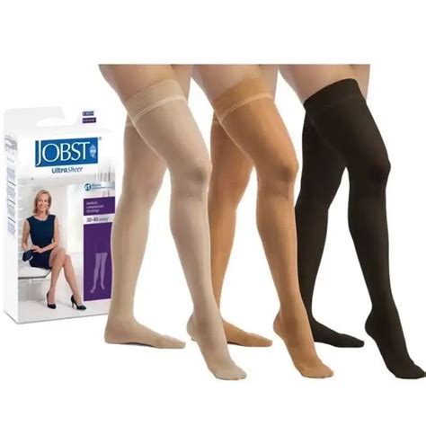 Jual Jobst Ultrasheer Sensitive Silicone 15 20 Thigh High Stocking