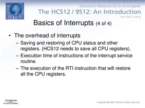 Ppt Chapter 6 Interrupts And Resets Powerpoint Presentation Free Download Id5168107