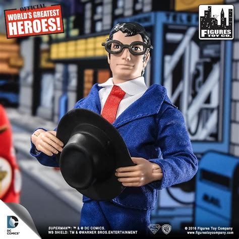 Superman Retro 8 Inch Action Figures Series 2 Clark Kent Figures Toy