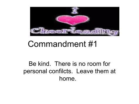 Cheerleading Practice Rules Ppt