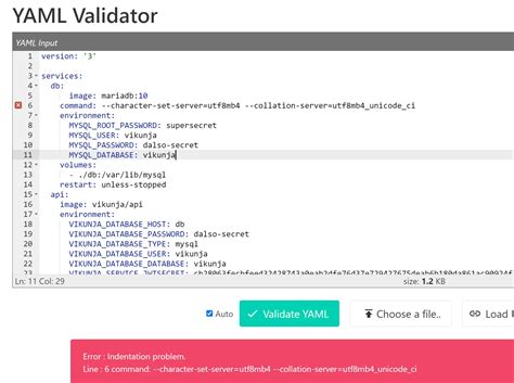 Yaml 파일 문법 검사하는사이트