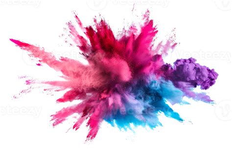 Vibrant Explosion Of Colorful Powder Creating A Dynamic And Energetic Visual Effect Perfect