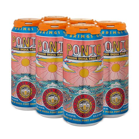 Pizza Port Ponto Session Ipa 16oz Can 6pk Bine And Vine