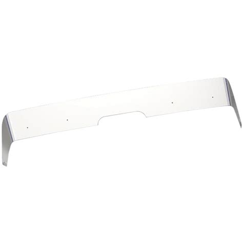 Stainless Steel Bug Deflector W Pre Punched Mounting Holes For Western
