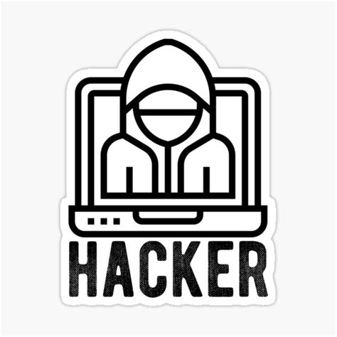 Hacker Sticker For Sale By AwesomeProject Redbubble
