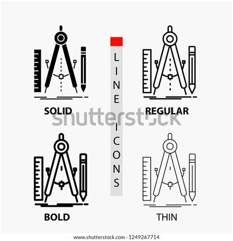 Build Design Geometry Math Tool Icon Stock Vector Royalty Free 1249267714 Shutterstock