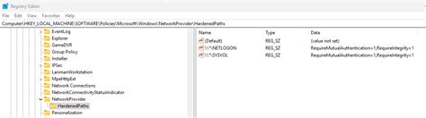 Security Baseline 23h2 Issue With Hardened Unc Paths Microsoft
