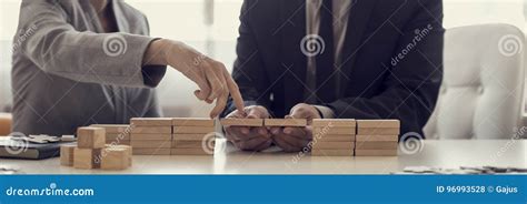 Retro Image Of Businesspeople Solving Problems By Building Bridges