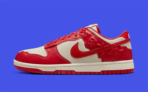 Nike Dunk Low Ruby Red Roses Are Perfect For Valentines Day