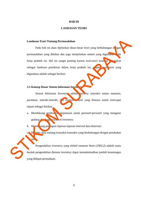PDF BAB III LANDASAN TEORI SURABAYA DINAMIKArepository Dinamika Ac