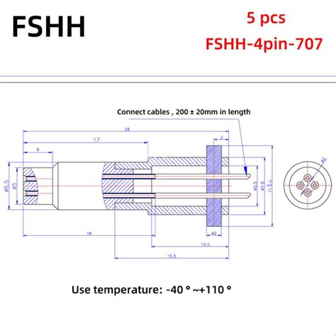 Fshh Round 4pin Laser Diode Test Socket Electrode Insertion Fshh Store