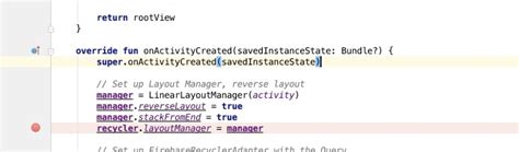 Firebase Does The Lateinit Recyclerview Need Initialization In The Quickstart Android Database