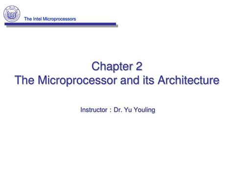 Ppt Chapter 2 The Microprocessor And Its Architecture Powerpoint