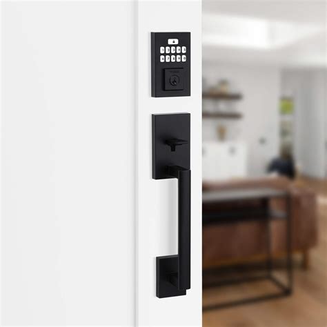 Weiser San Clemente X Smartcode Keyless Entry Door Handle Set With
