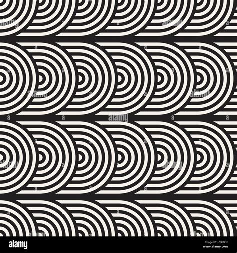 Seamless Monochrome Geometric Pattern Abstract Geometric Background