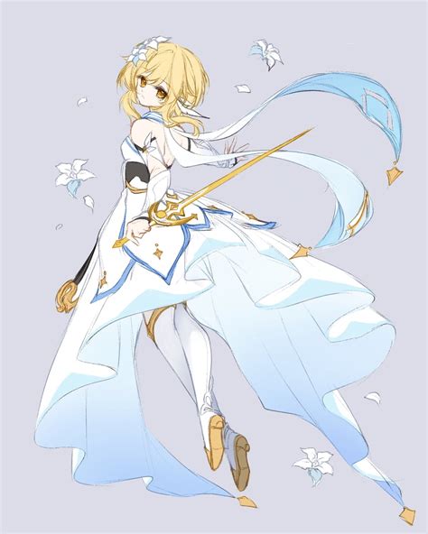 Lumine Genshin Impact Drawn By Lilyko198509 Danbooru